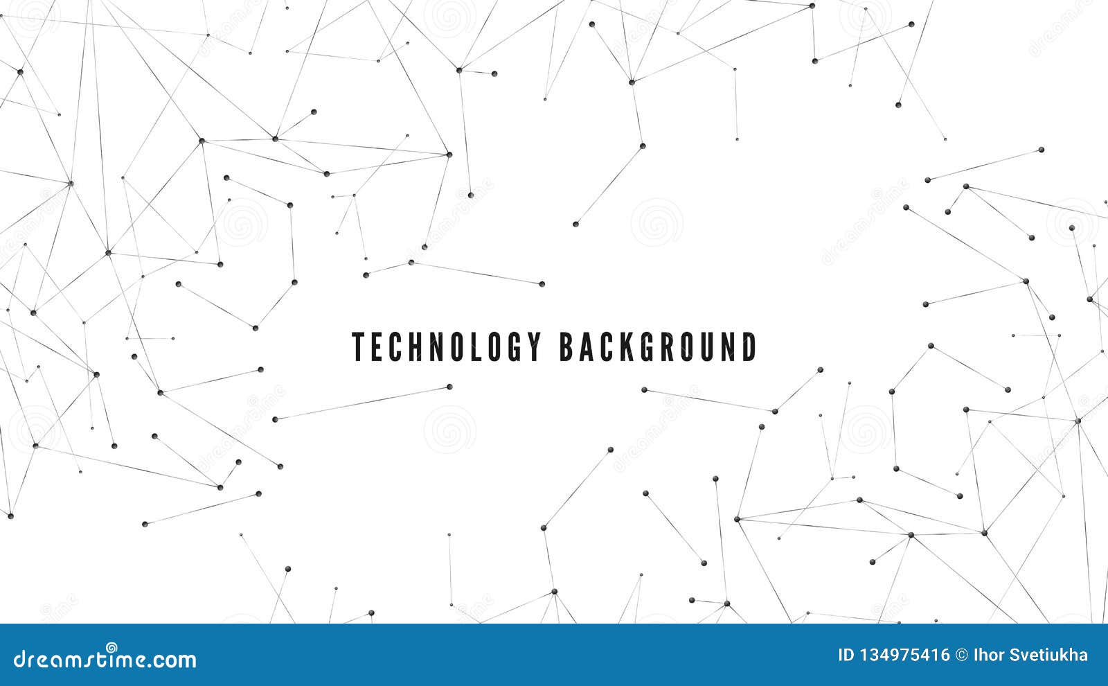 Polygonal Background. Technology or Science Design. Big Data Abstract ...