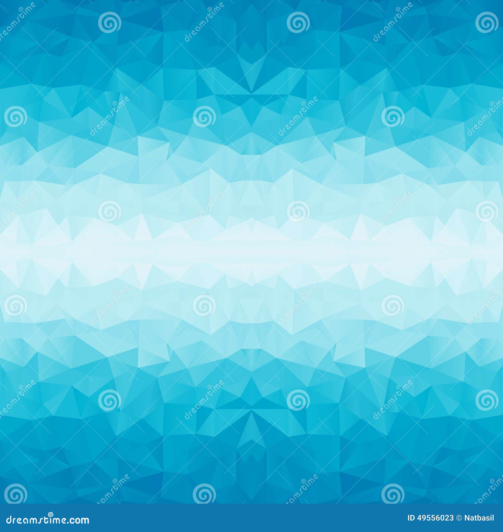 Polygonal blue background stock vector. Illustration of banner - 49556023