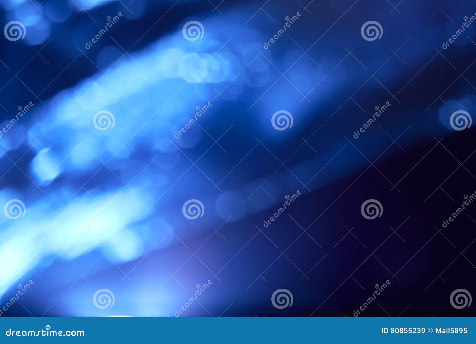 Polygonal Blue Colored Light Beams with Bokeh Stock Image - Image of ...