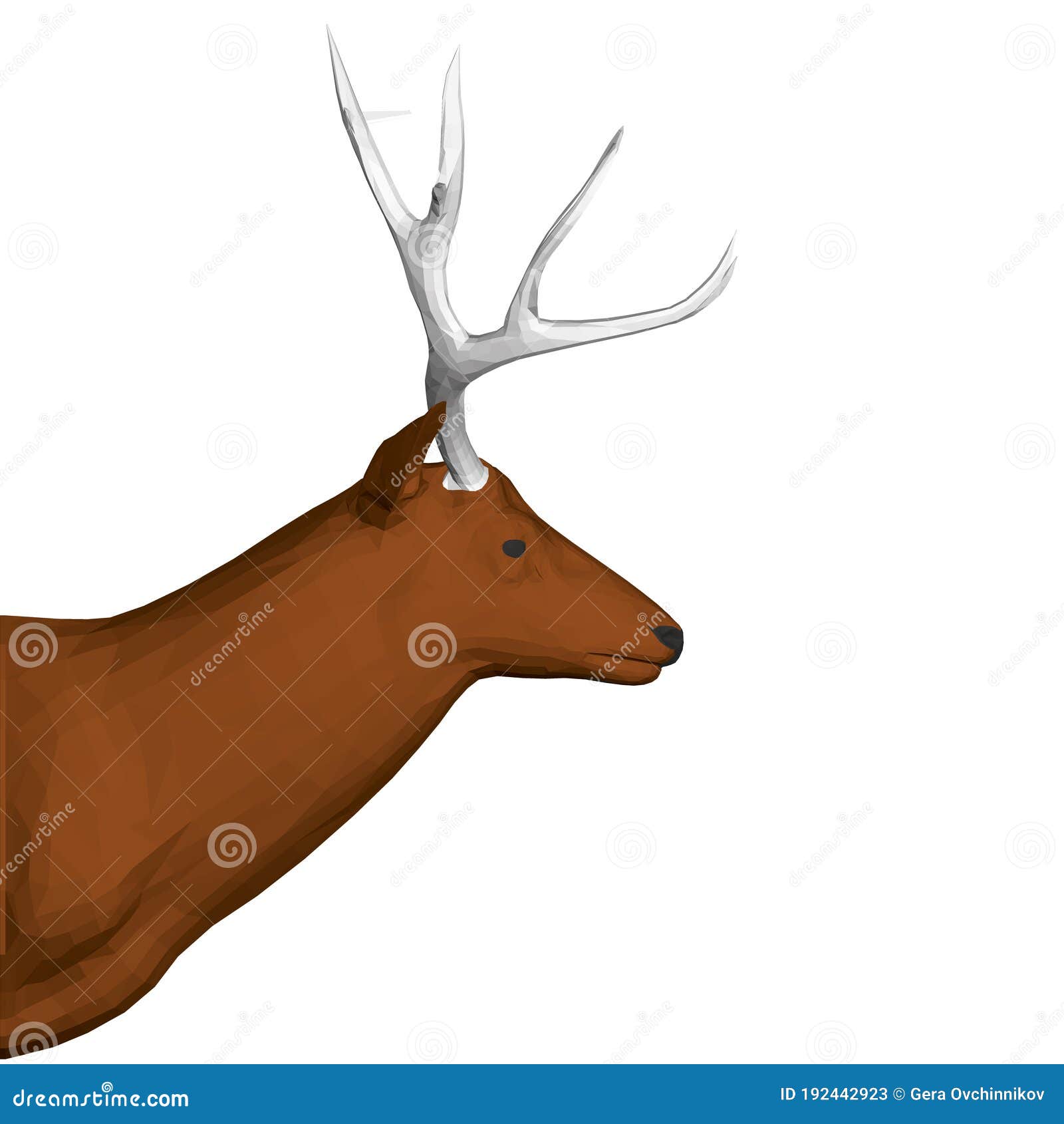 Deer Head Side Profile