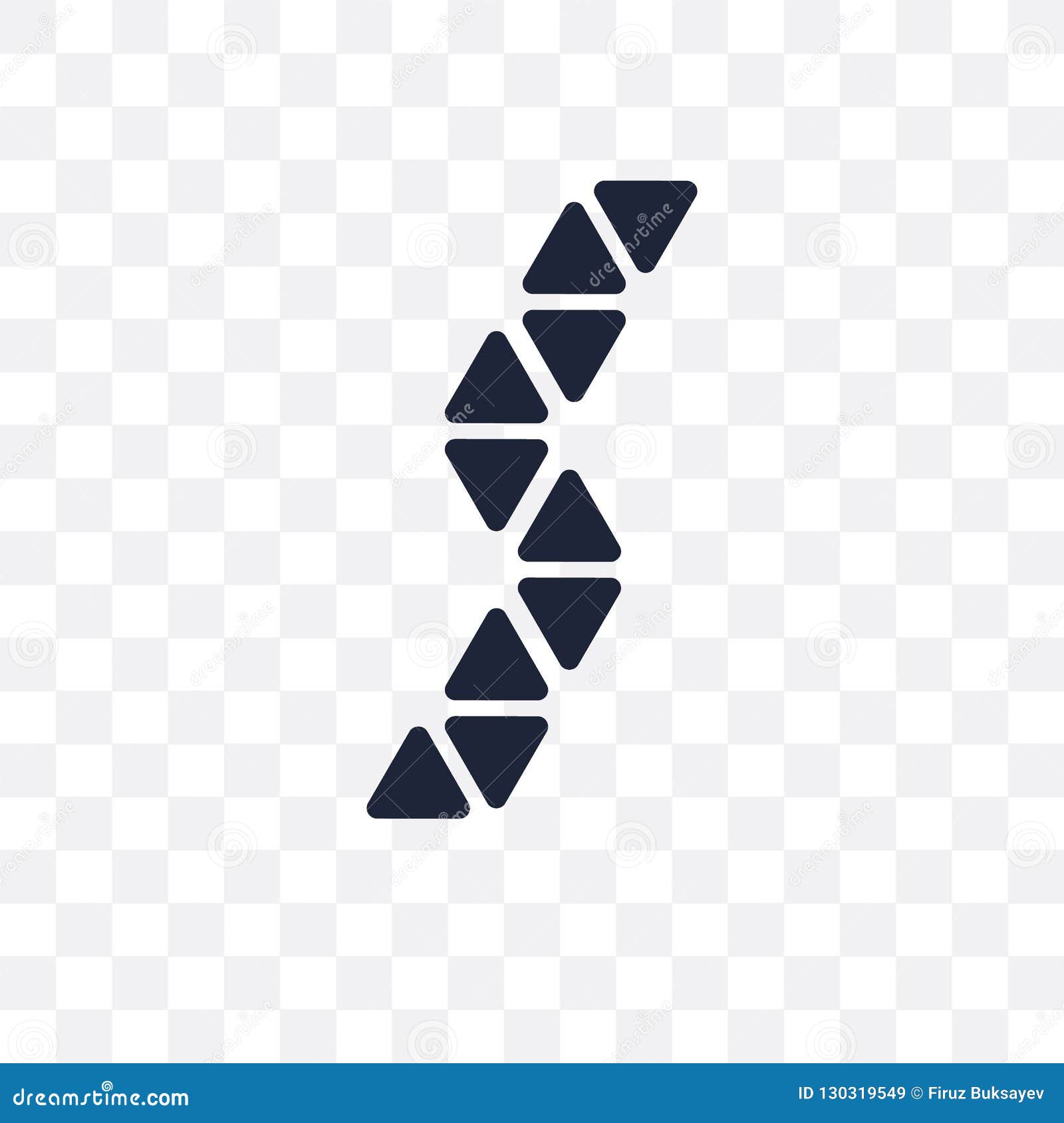 Polygonal Buildings of Small Triangles Transparent Icon. Polygon Stock ...