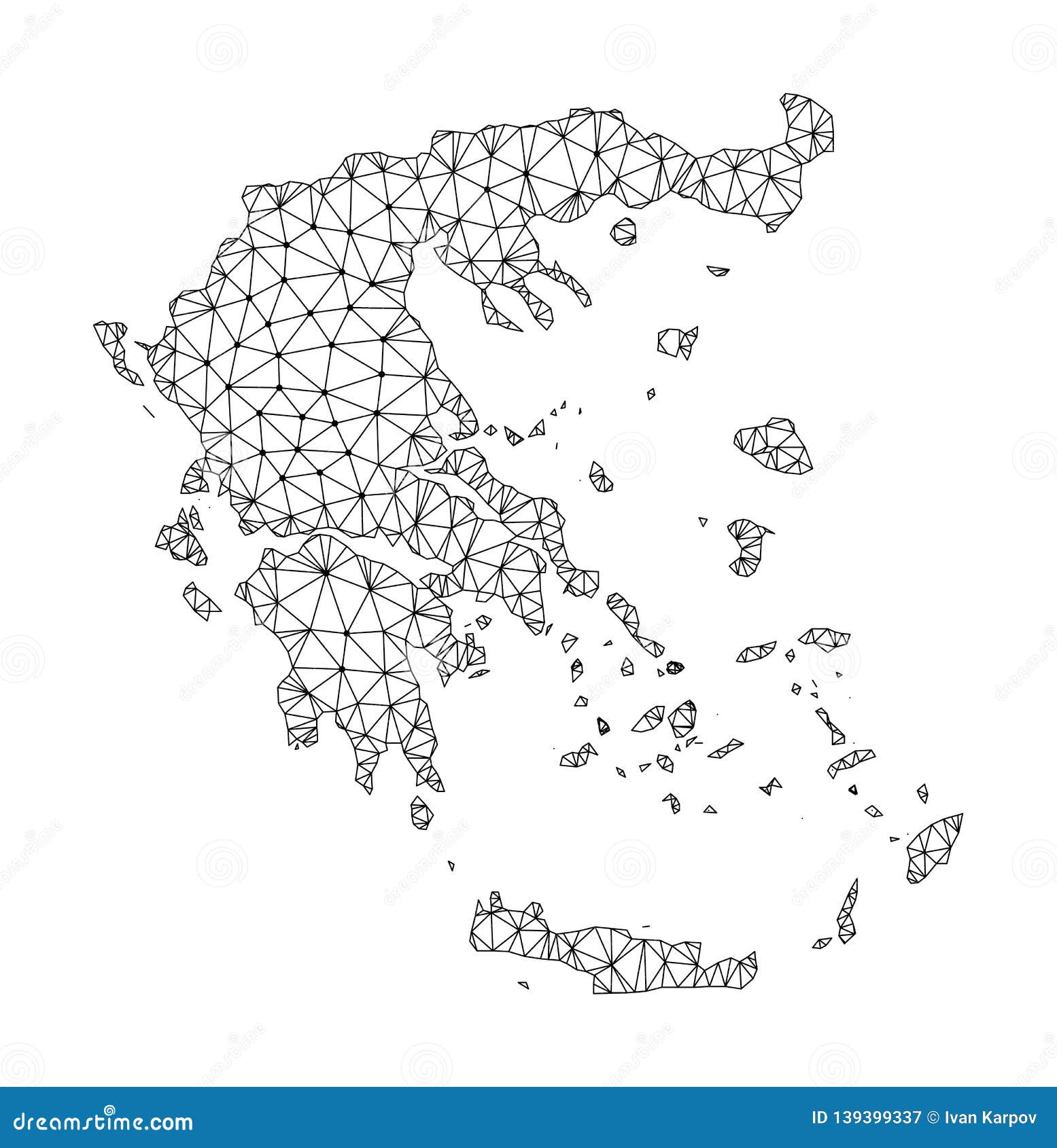 Polygonal Carcass Mesh Vector Map of Greece Stock Vector - Illustration ... Polygonal Carcass Mesh Vector Map of Greece Stock Vector - Illustration ...