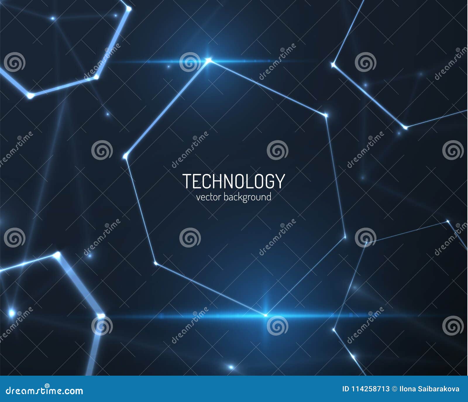 Polygonal Connections Vector Background. EPS10. Stock Vector ...