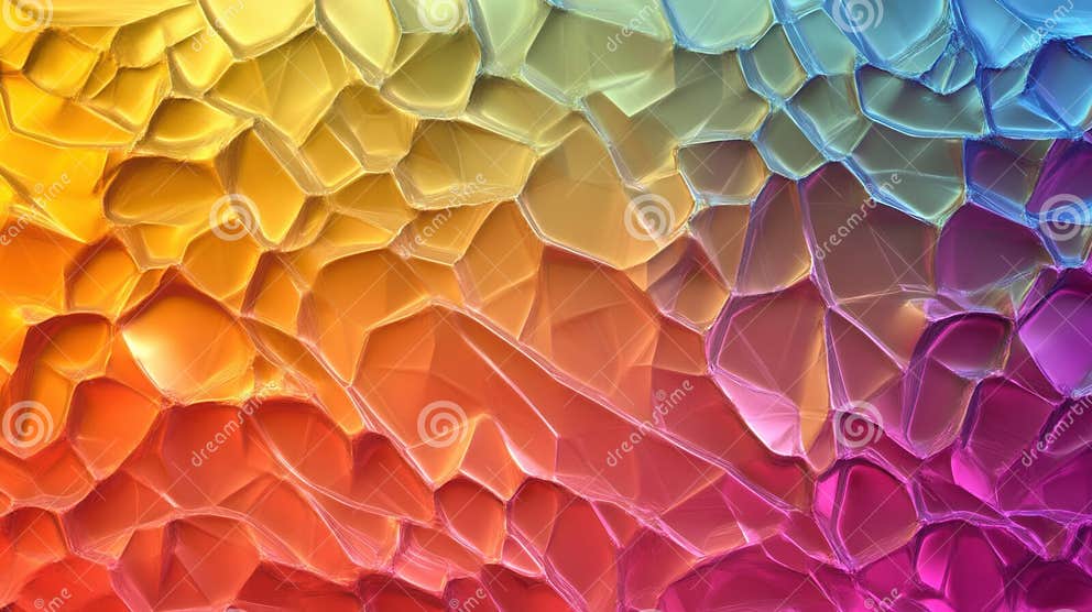 Polygonal Crystalline Surface Gradient Texture Creating Depth Stock ...