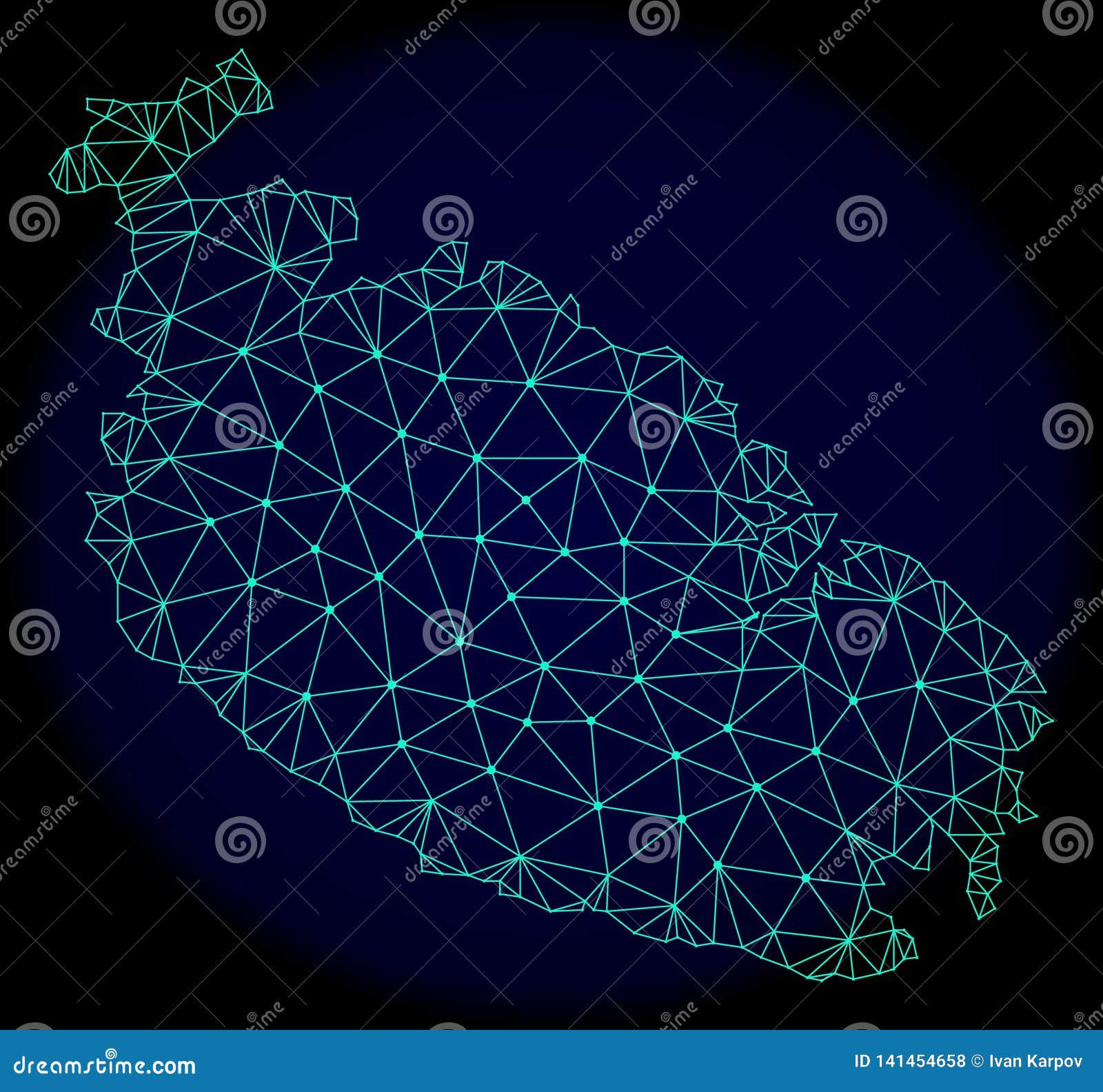 Polygonal 2D Mesh Vector Abstract Map of Malta Island Stock Vector ... Polygonal 2D Mesh Vector Abstract Map of Malta Island Stock Vector ...
