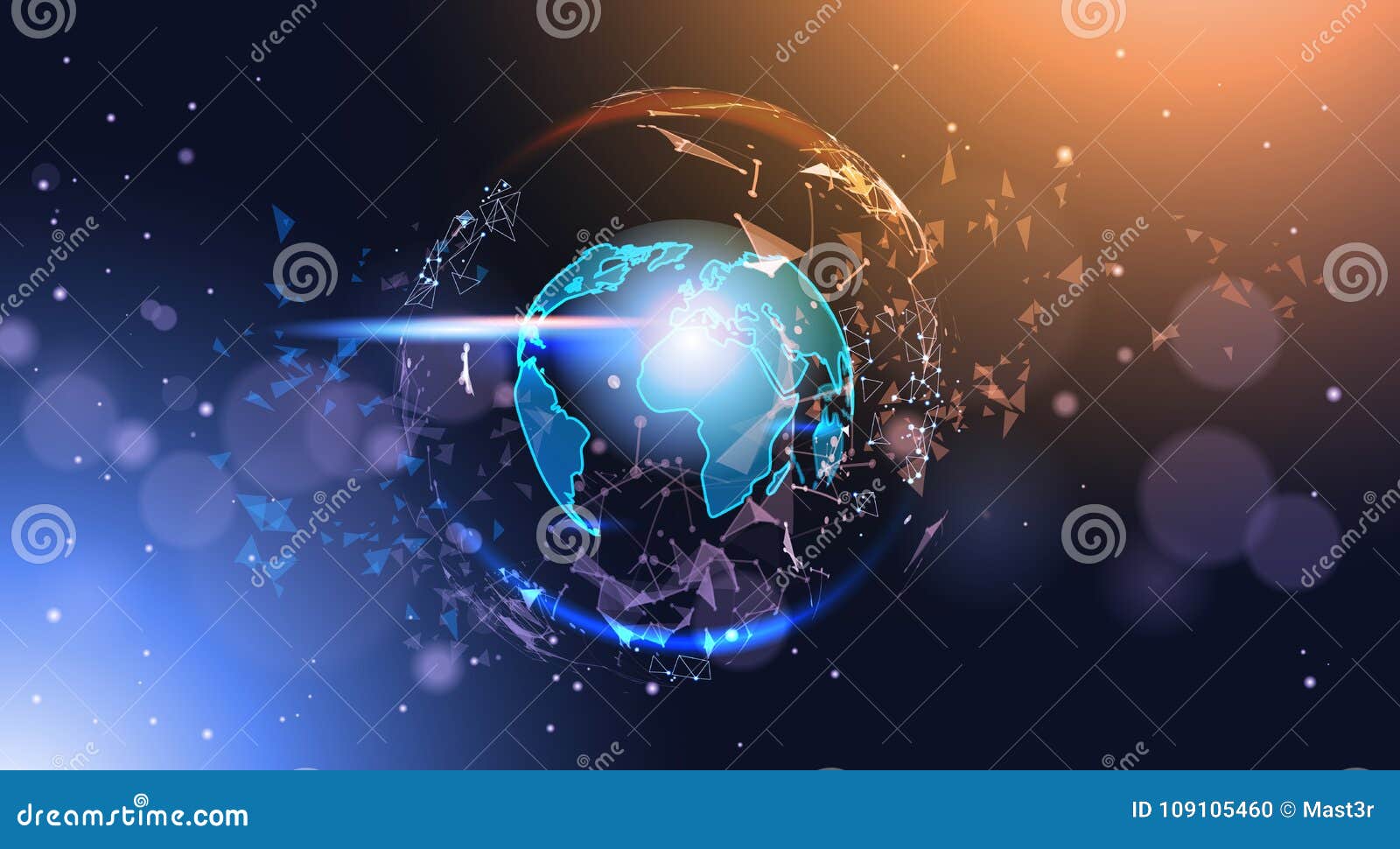 Polygonal Earth Globe on Bokeh Background Low Poly Geometrical World ... Polygonal Earth Globe on Bokeh Background Low Poly Geometrical World ...