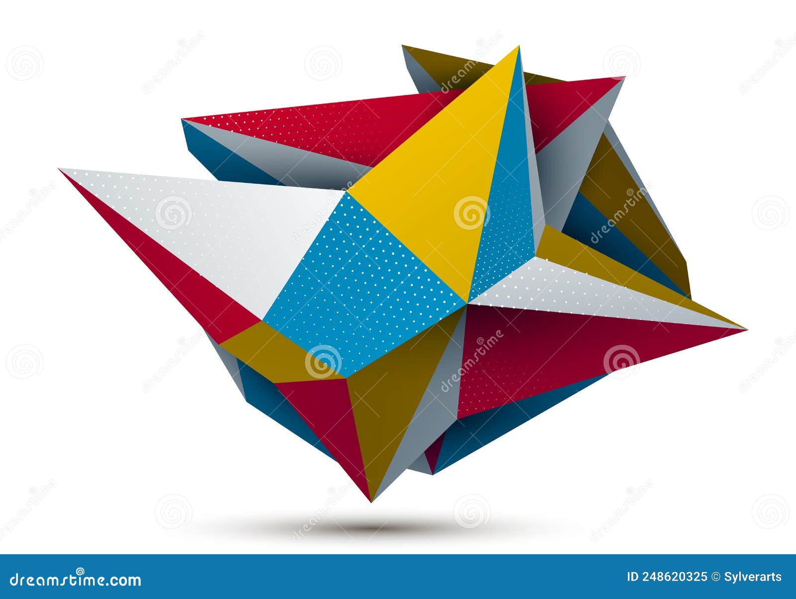 Polygonal Form Vector Abstract Design, Modern Futuristic Shape AI ...
