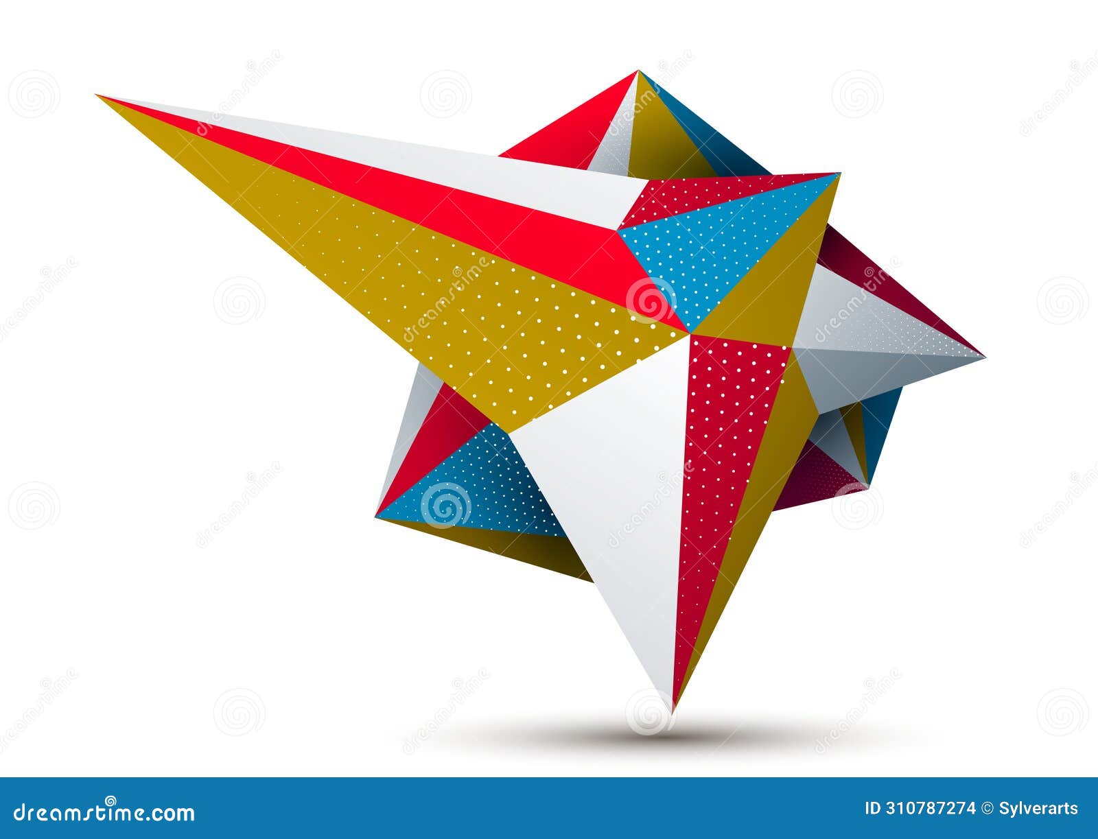 Polygonal Form Vector Abstract Design, Modern Futuristic Shape AI ...