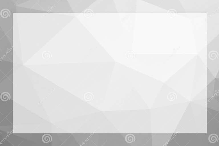 Polygonal Geometric Abstract Textured Border and Background Grey Stock ...
