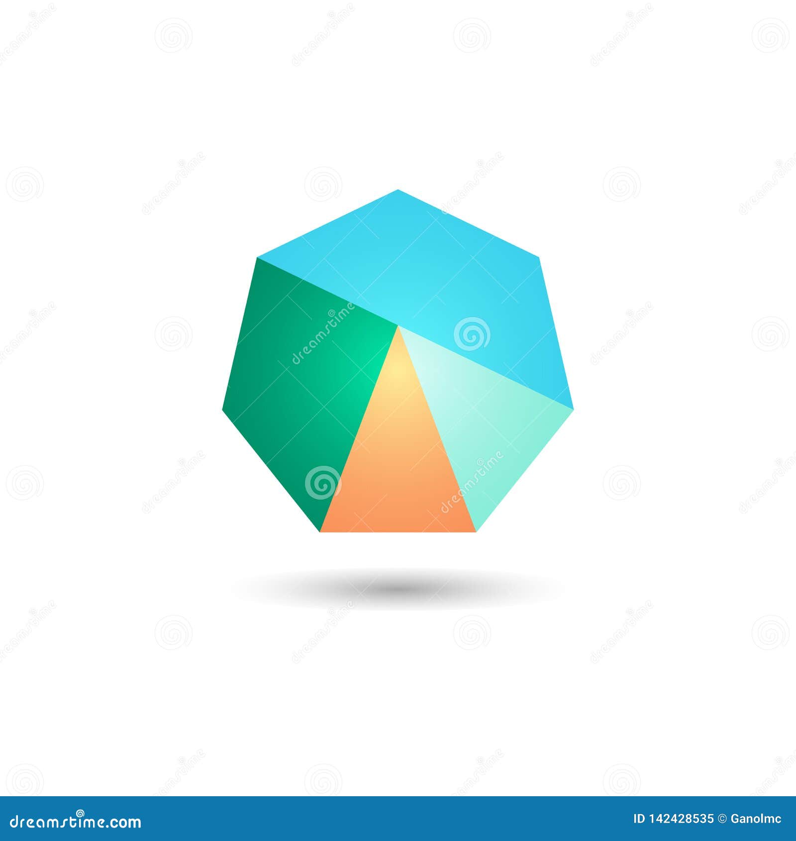 Polygonal Geometric Figure.for Web Design.Vector Illustration Stock ...