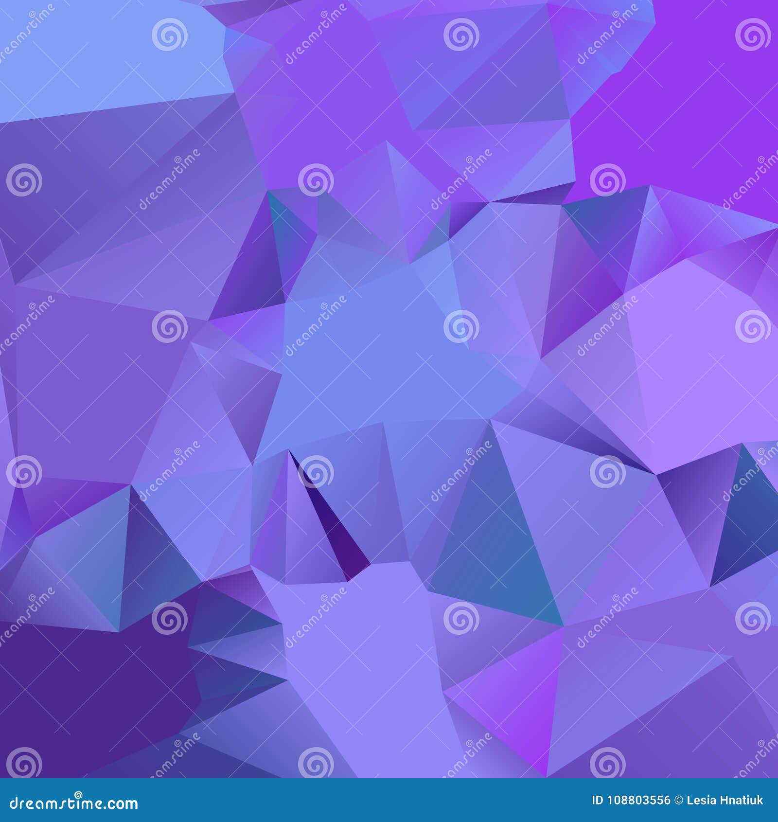 Polygonal Geometric Violet Background. Stock Illustration ...