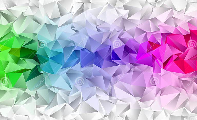 Polygonal Geometrical Texture, 3D Stock Illustration - Illustration of ...