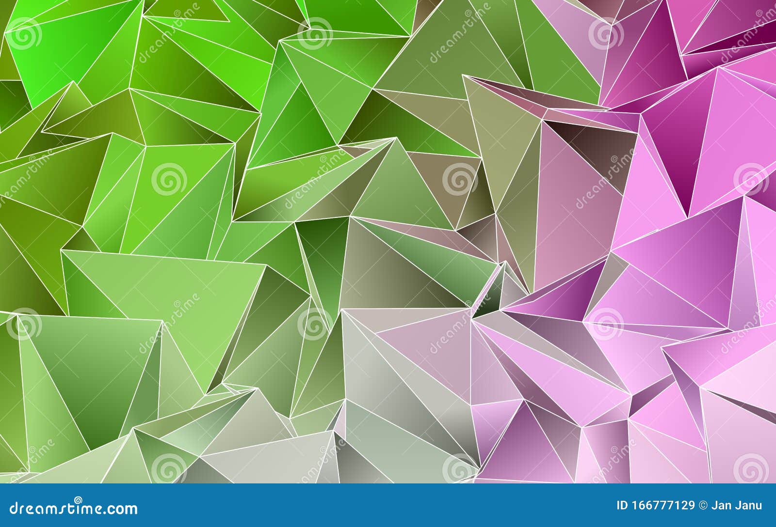 Polygonal Geometrical Texture, 3D Stock Illustration - Illustration of ...