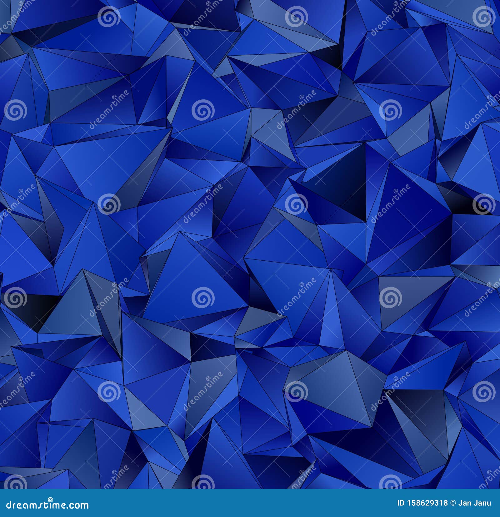 Polygonal Geometrical Texture, 3D Stock Photo - Image of generated ...