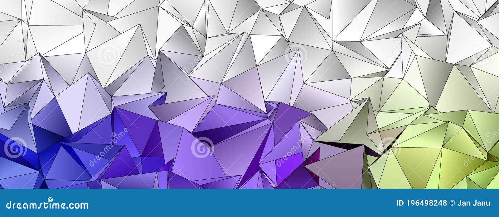 Polygonal Geometrical Texture, 3D Stock Illustration - Illustration of ...
