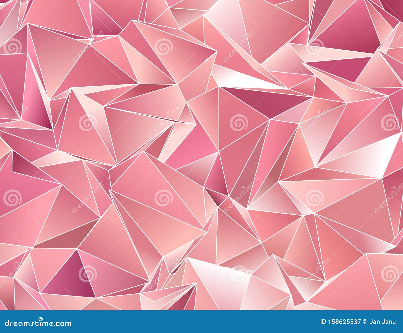 Polygonal Geometrical Texture, 3D Stock Image - Image of crystal ...