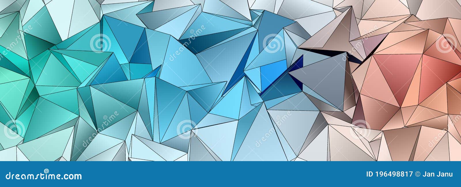 Polygonal Geometrical Texture, 3D Stock Illustration - Illustration of ...