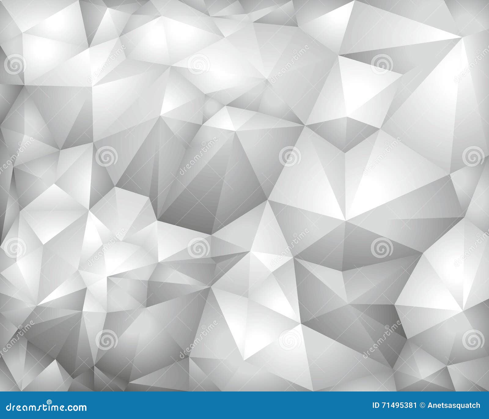 Polygonal Grey Vector Triangle Perspective Background Stock ...