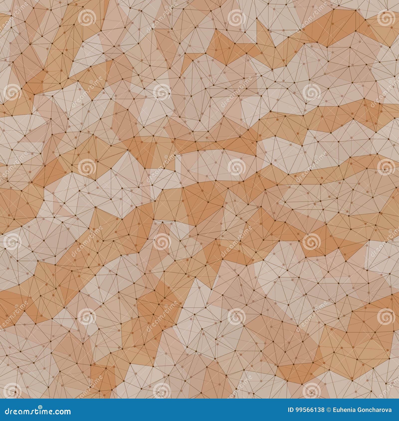 Polygonal Grid Seamless Background, Triangles in Muffled Tones ...