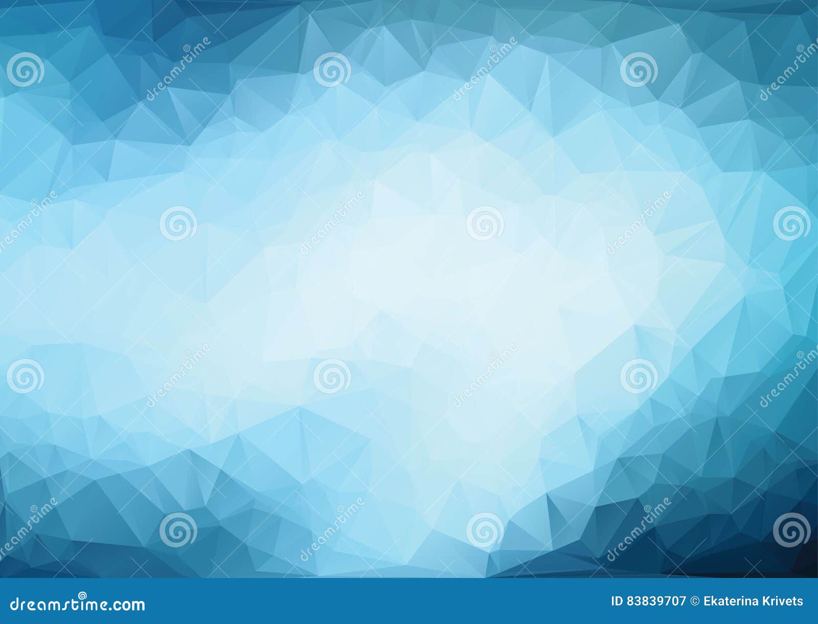Polygonal Light Blue Background Stock Illustration - Illustration of ...