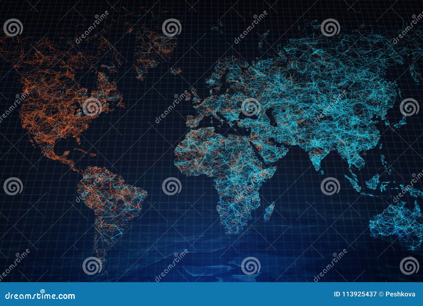 Polygonal map backdrop stock image. Image of connection - 113925437