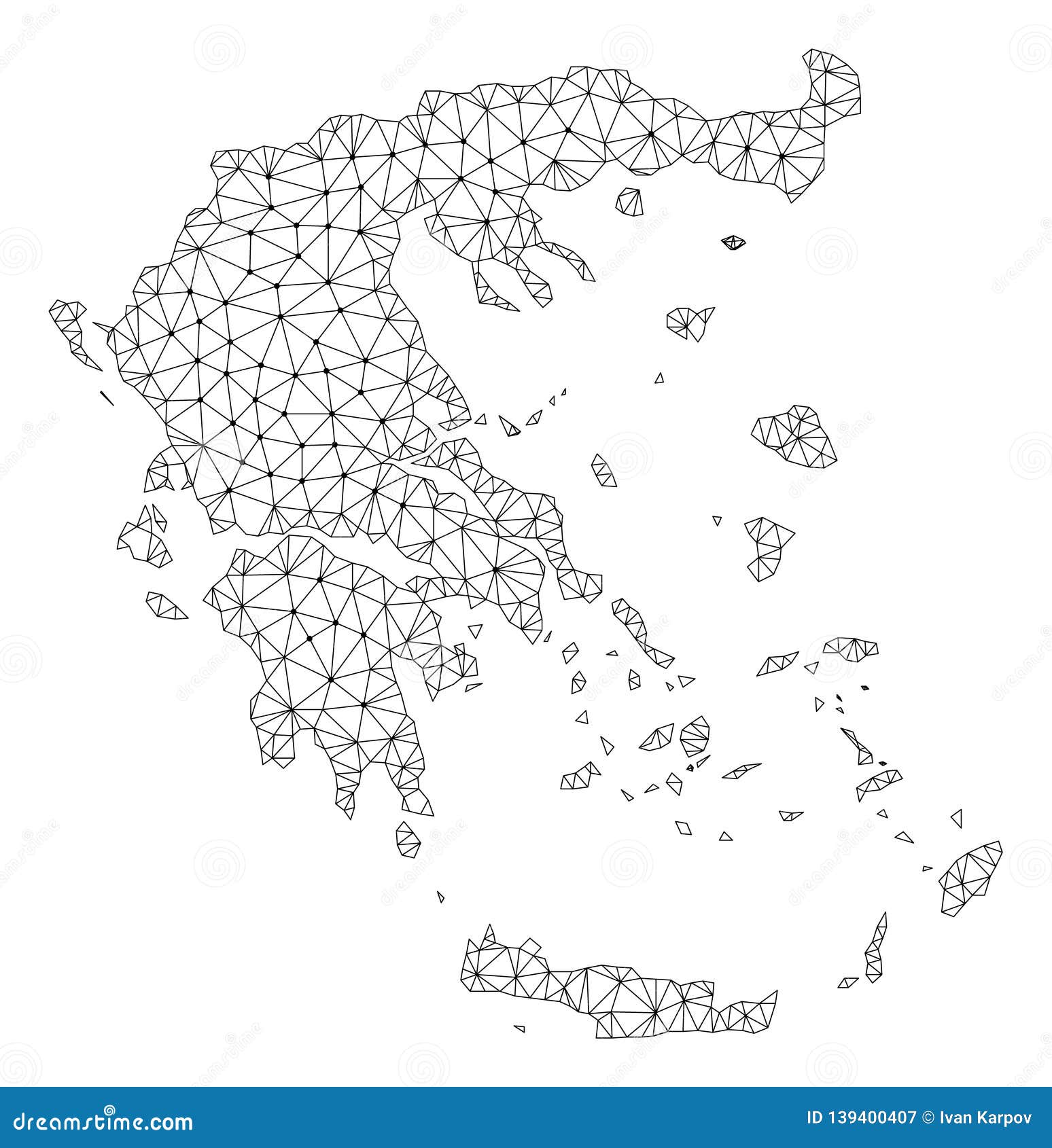 Carcass Mesh Round Subtracted Map Of Guangxi Province With Scratched ...