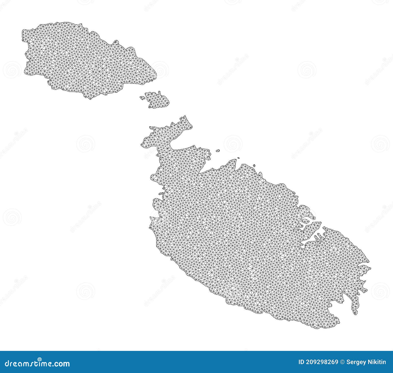 Malta Map - Cdr Format Cartoon Vector | CartoonDealer.com #94845183
