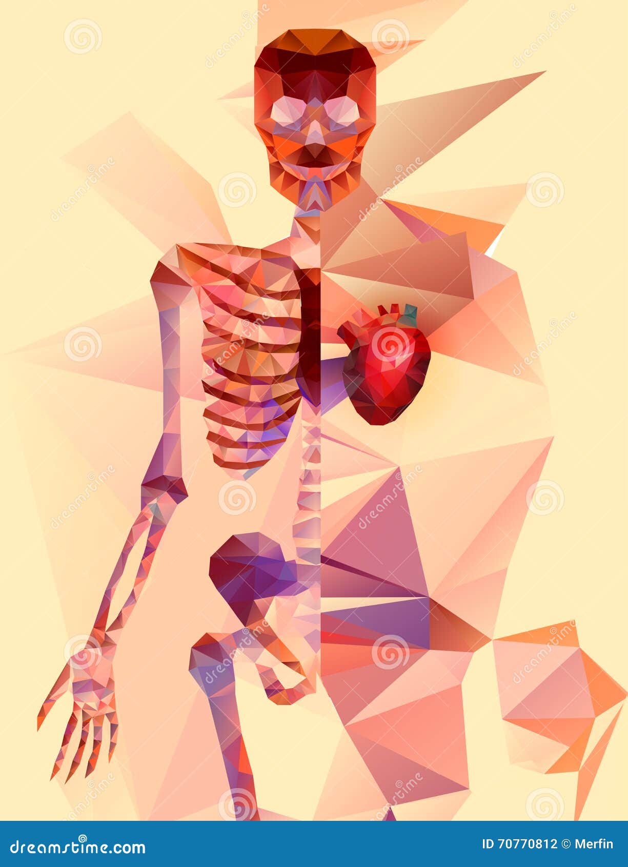 Polygonal modern elements stock vector. Illustration of concept - 70770812