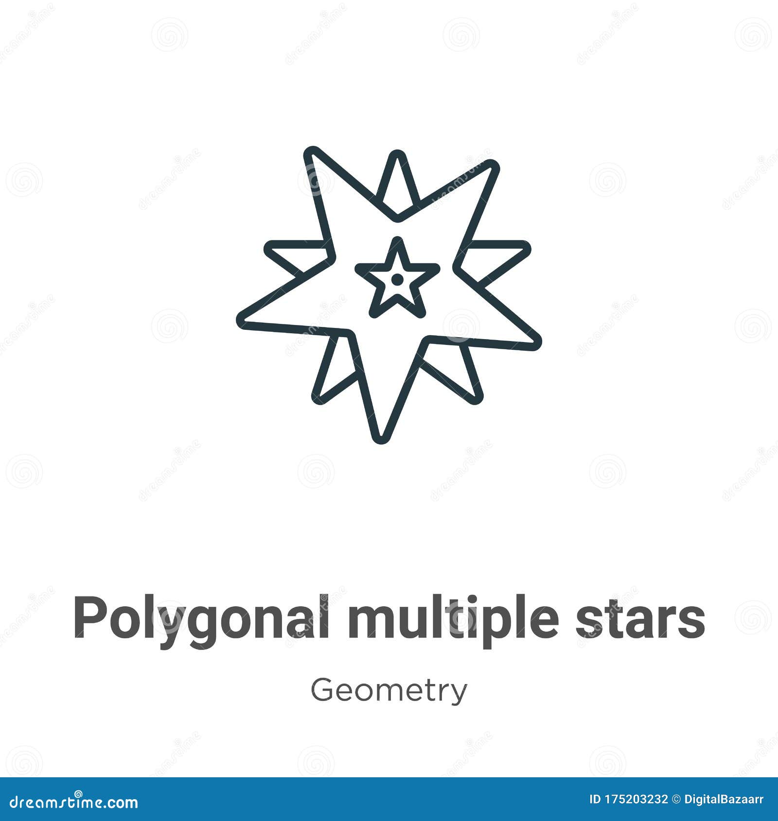 Multiple 3D Stars Illustration Cartoon Vector | CartoonDealer.com #14342993