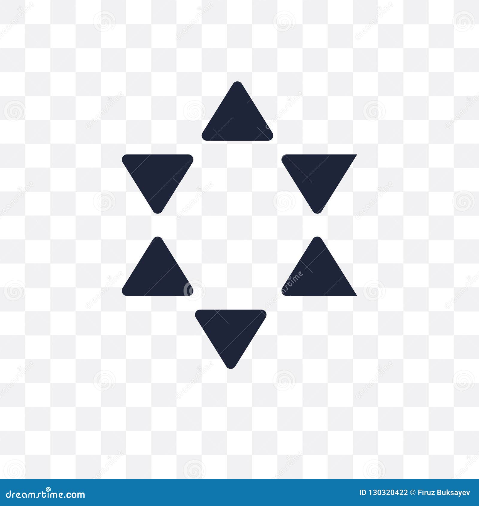 Polygonal Multiple Stars Transparent Icon. Polygonal Multiple St Stock ...