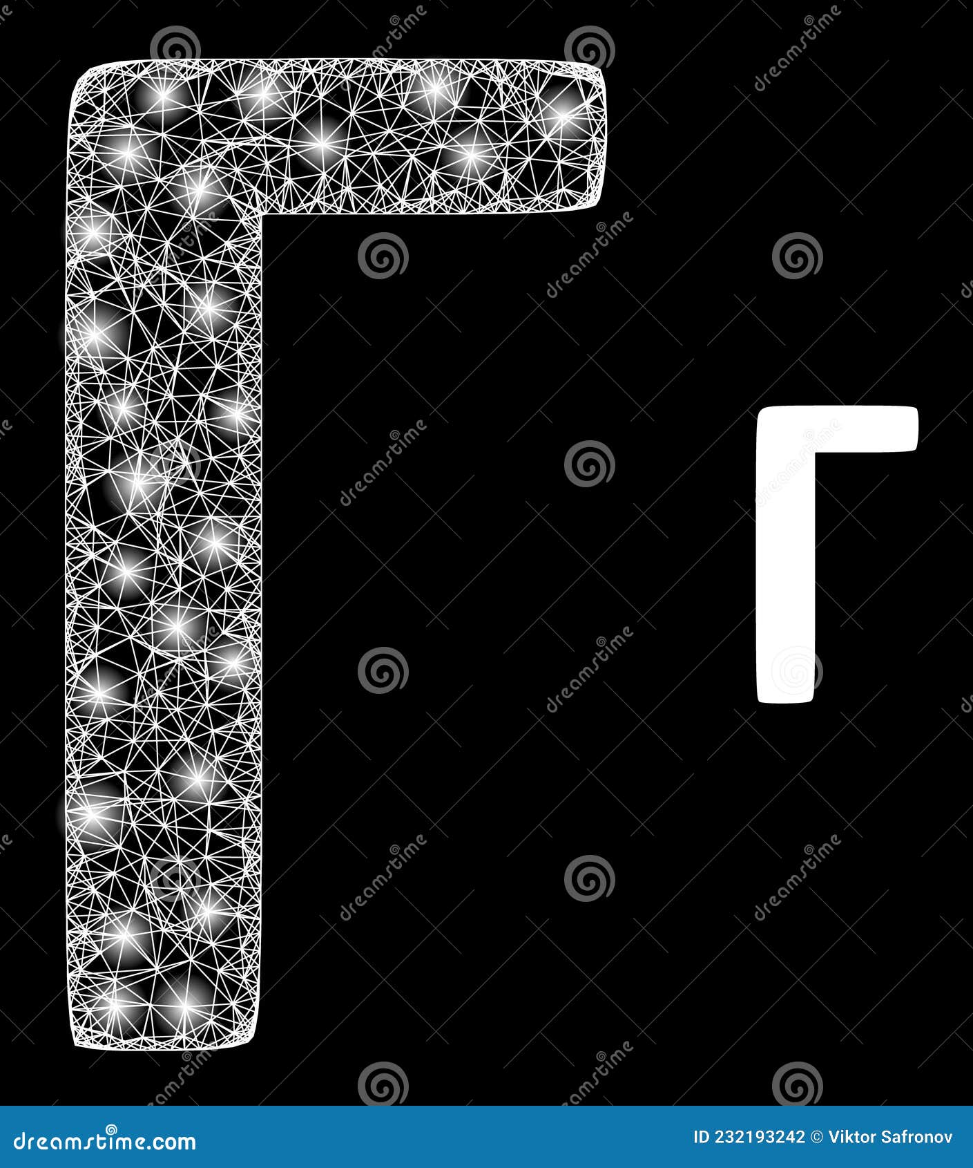 Gamma Greek Alphabet Design Trendy Cartoon Vector | CartoonDealer.com ...