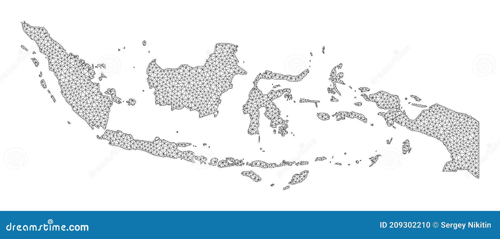 Polygonal Network Mesh High Detail Raster Map of Indonesia Abstractions ... Polygonal Network Mesh High Detail Raster Map of Indonesia Abstractions ...