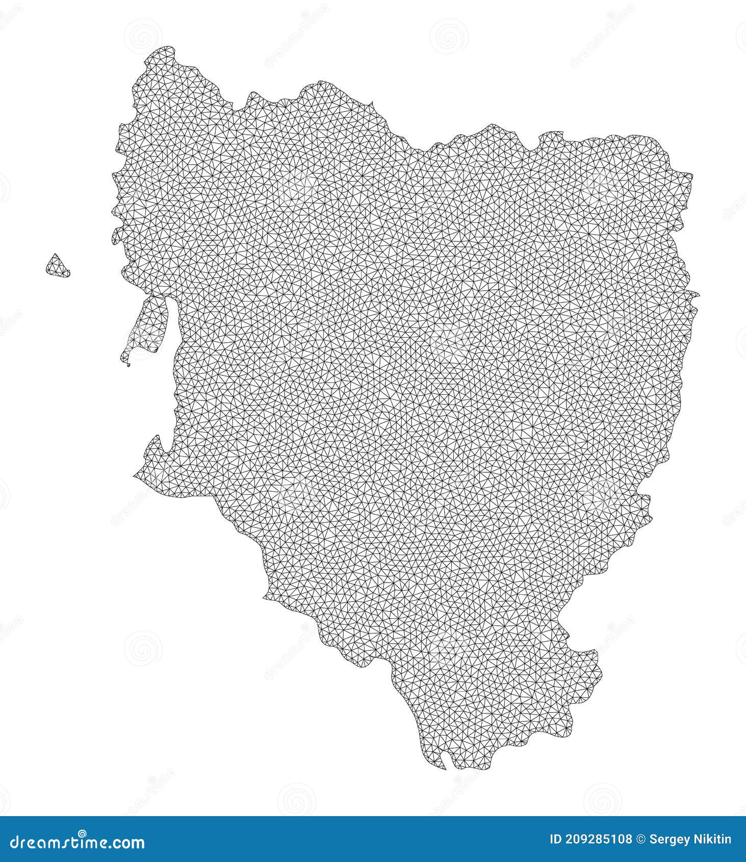 Polygonal Network Mesh High Resolution Raster Map of Hueska Province ... Polygonal Network Mesh High Resolution Raster Map of Hueska Province ...
