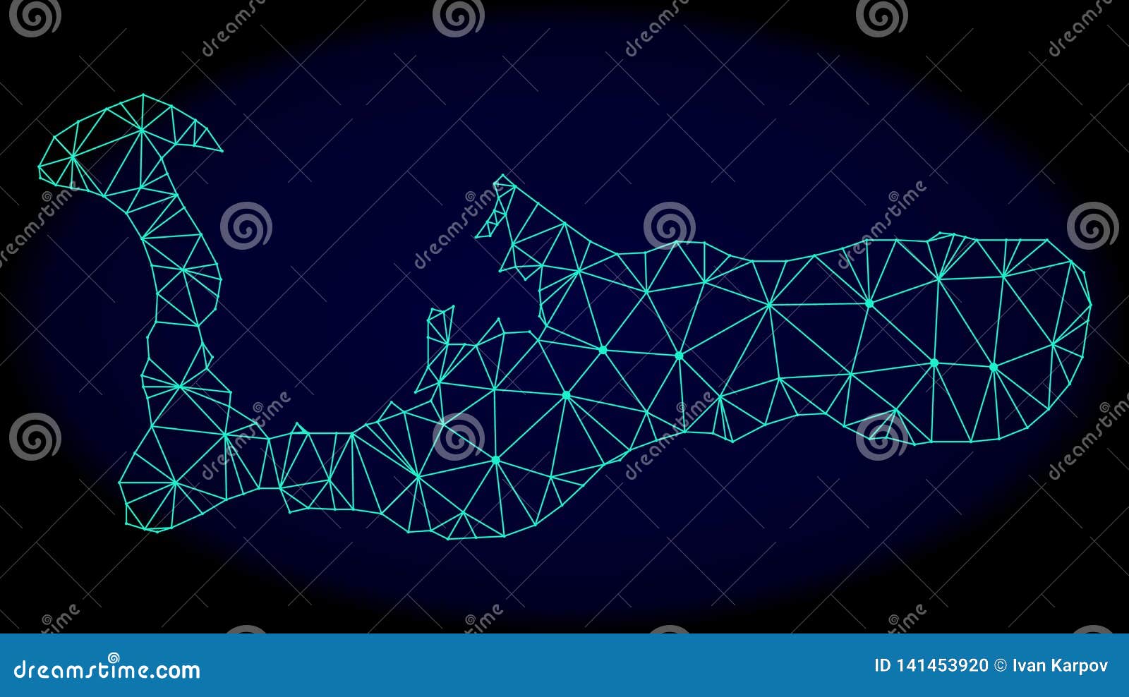 Polygonal Network Mesh Vector Abstract Map of Grand Cayman Island Stock ... Polygonal Network Mesh Vector Abstract Map of Grand Cayman Island Stock ...
