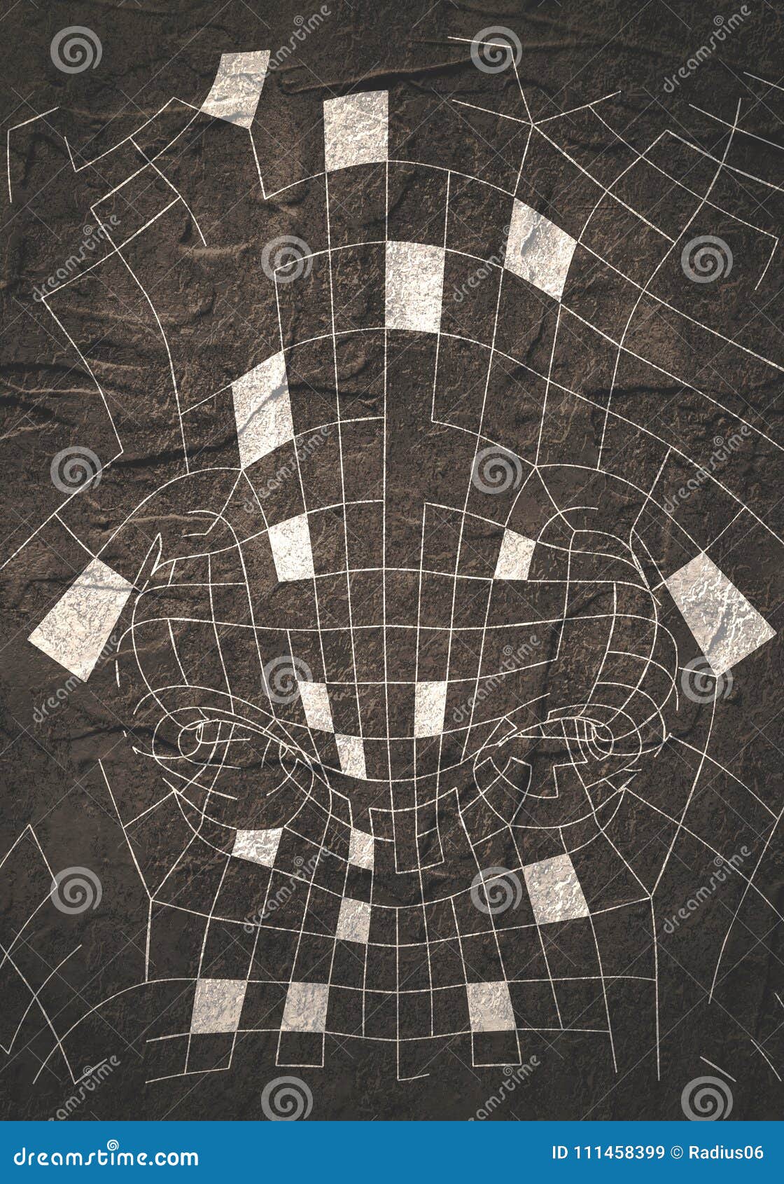 Abstract human nose stock illustration. Illustration of nasal - 111458399