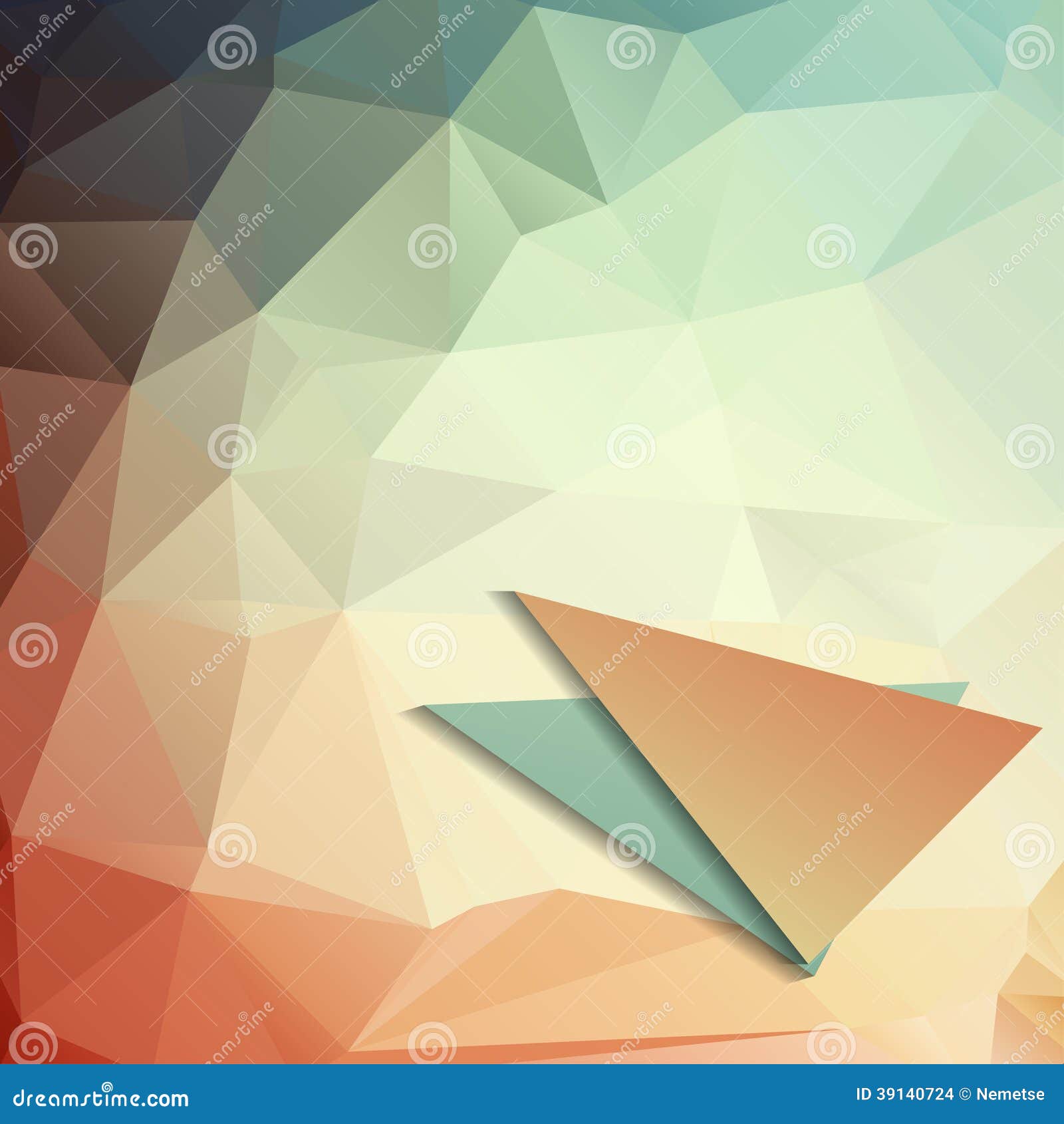 Polygonal pattern stock vector. Illustration of mosaic - 39140724