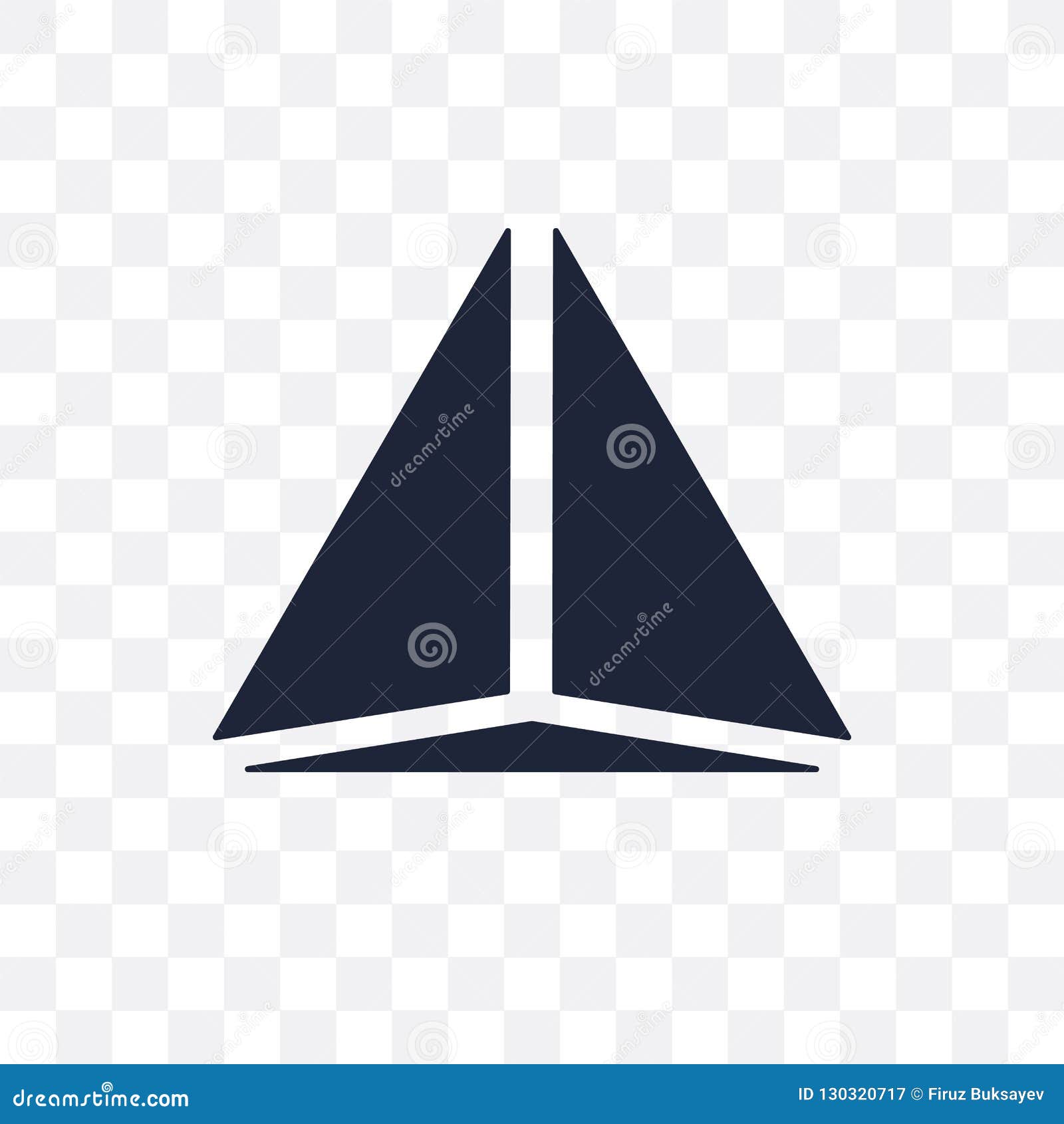 Polygonal Pyramid of Triangles Transparent Icon. Polygonal Pyramid of ...