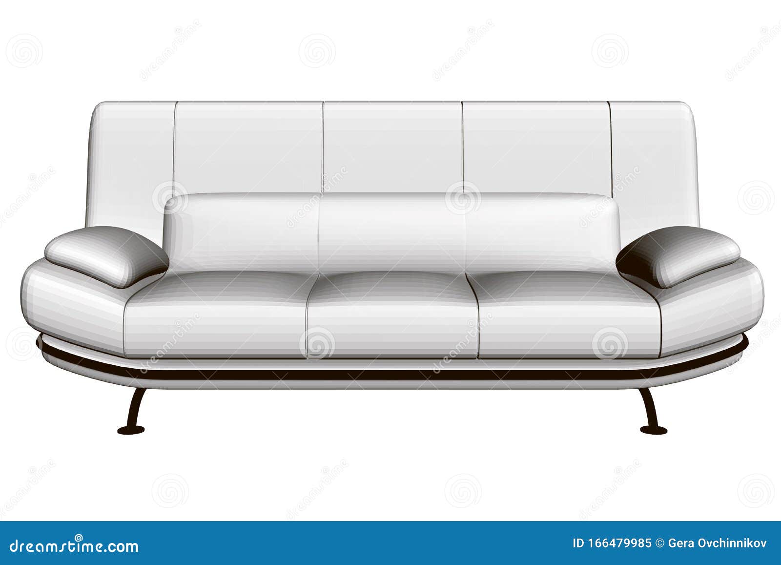 Realistic Sofa Stock Photo | CartoonDealer.com #21854868