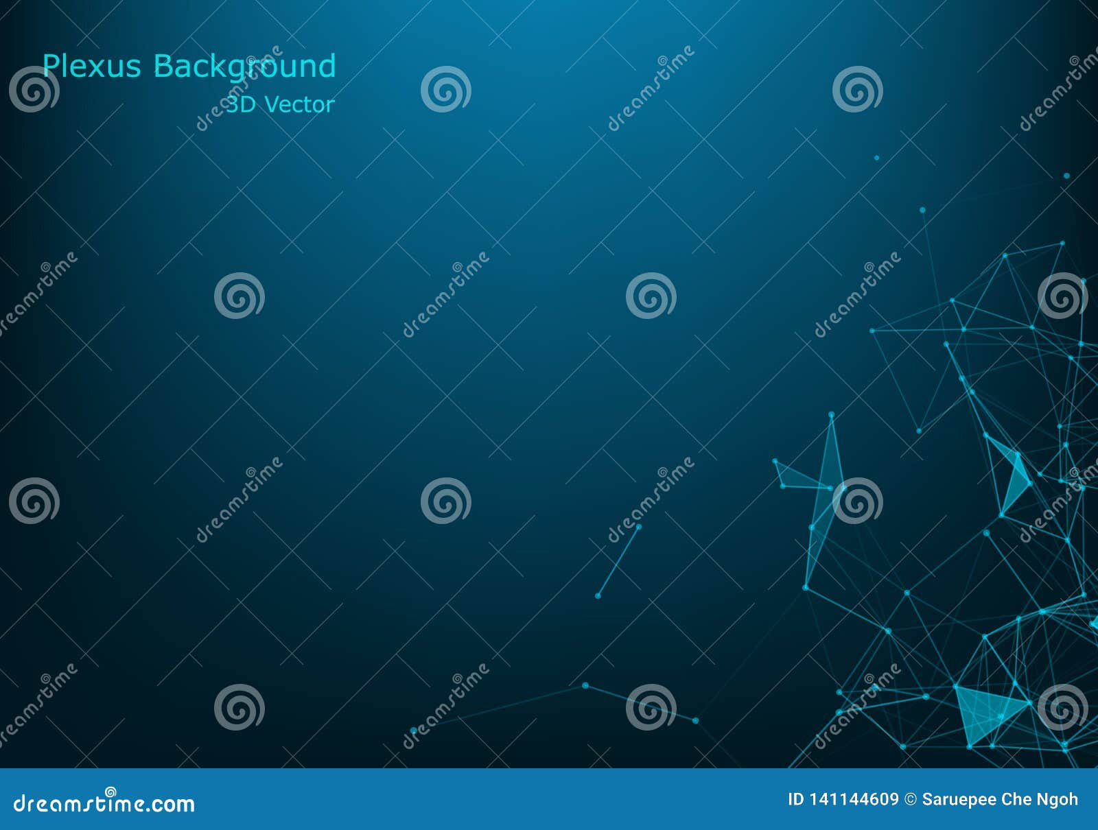 Polygonal Space Wireframe Background Communication. Global Network ...