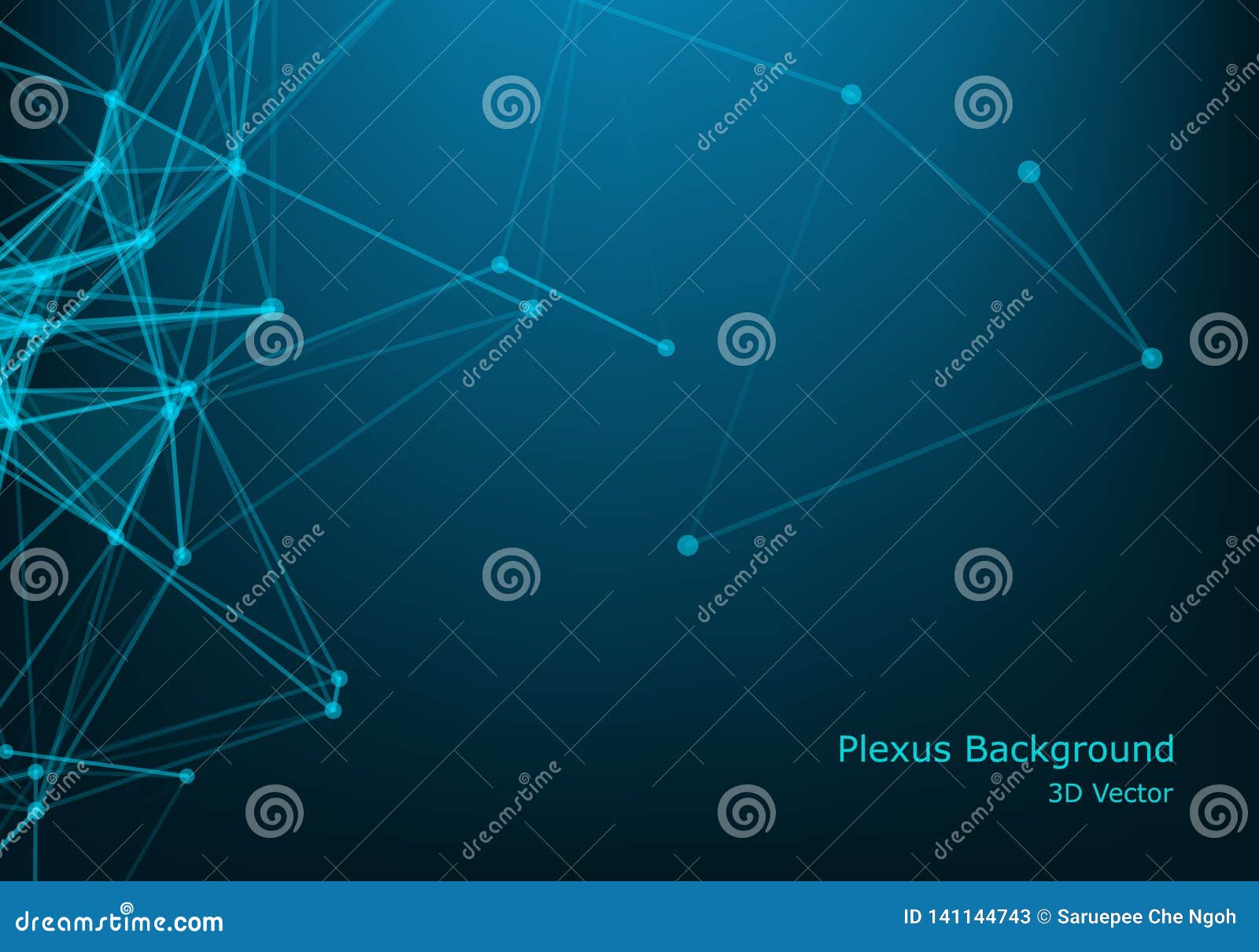 Polygonal Space Wireframe Background Communication. Global Network ...