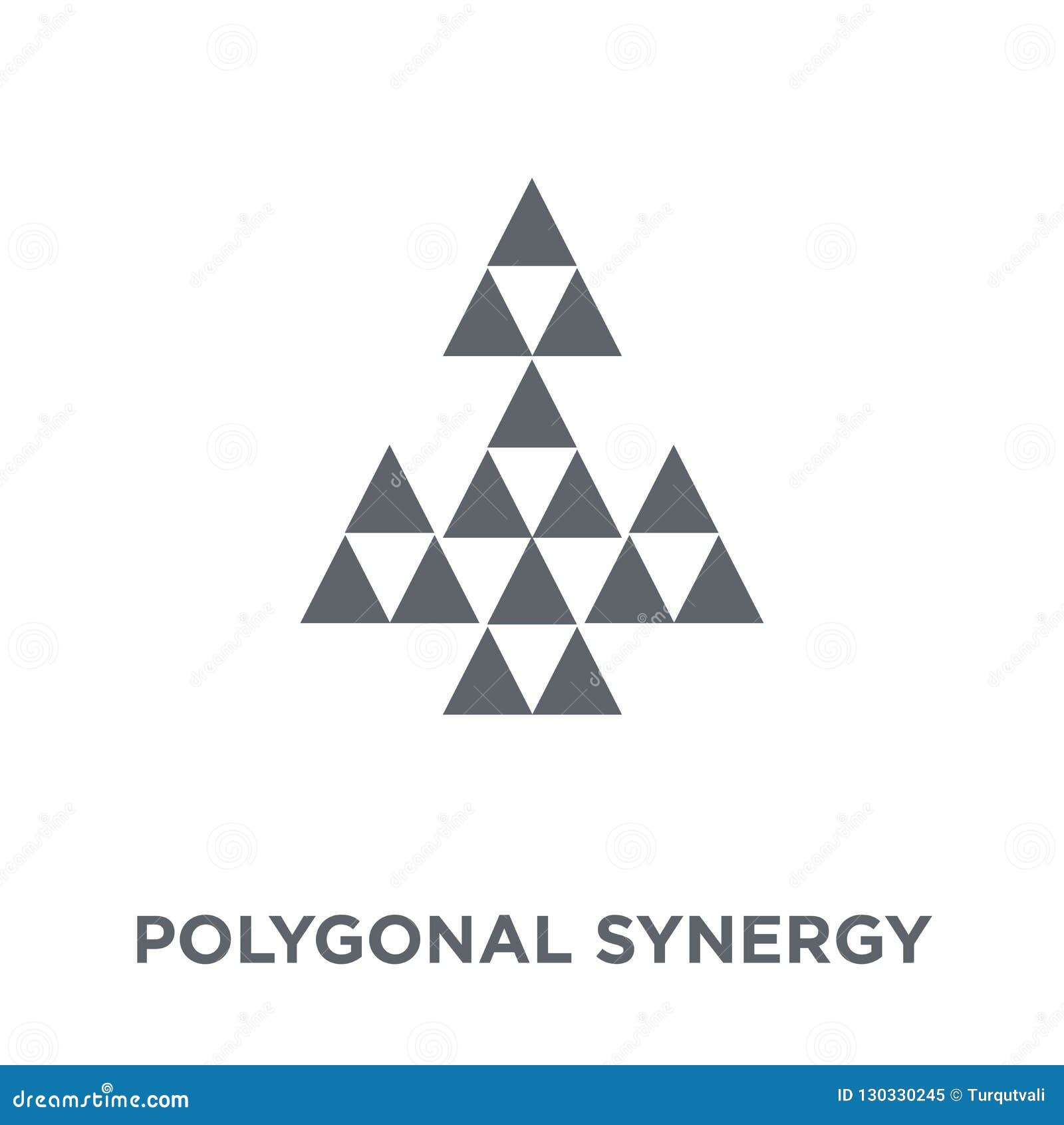 Polygonal Synergy Shapes Icon from Geometry Collection. Stock Vector ...