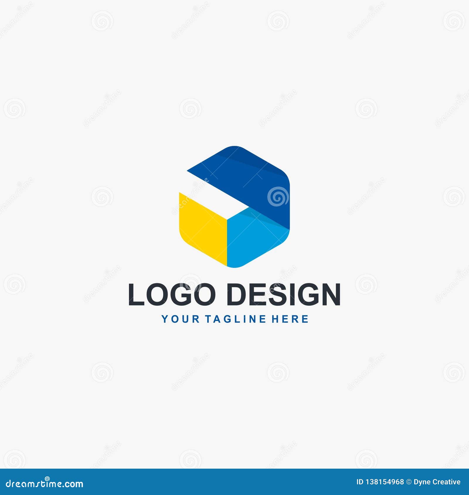Polygonal Technology Logo Design Vector Stock Vector - Illustration of ...