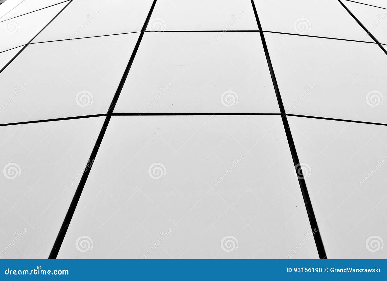 Polygonal Triangle Glass Facade of Modern Building. Stock Photo - Image ...