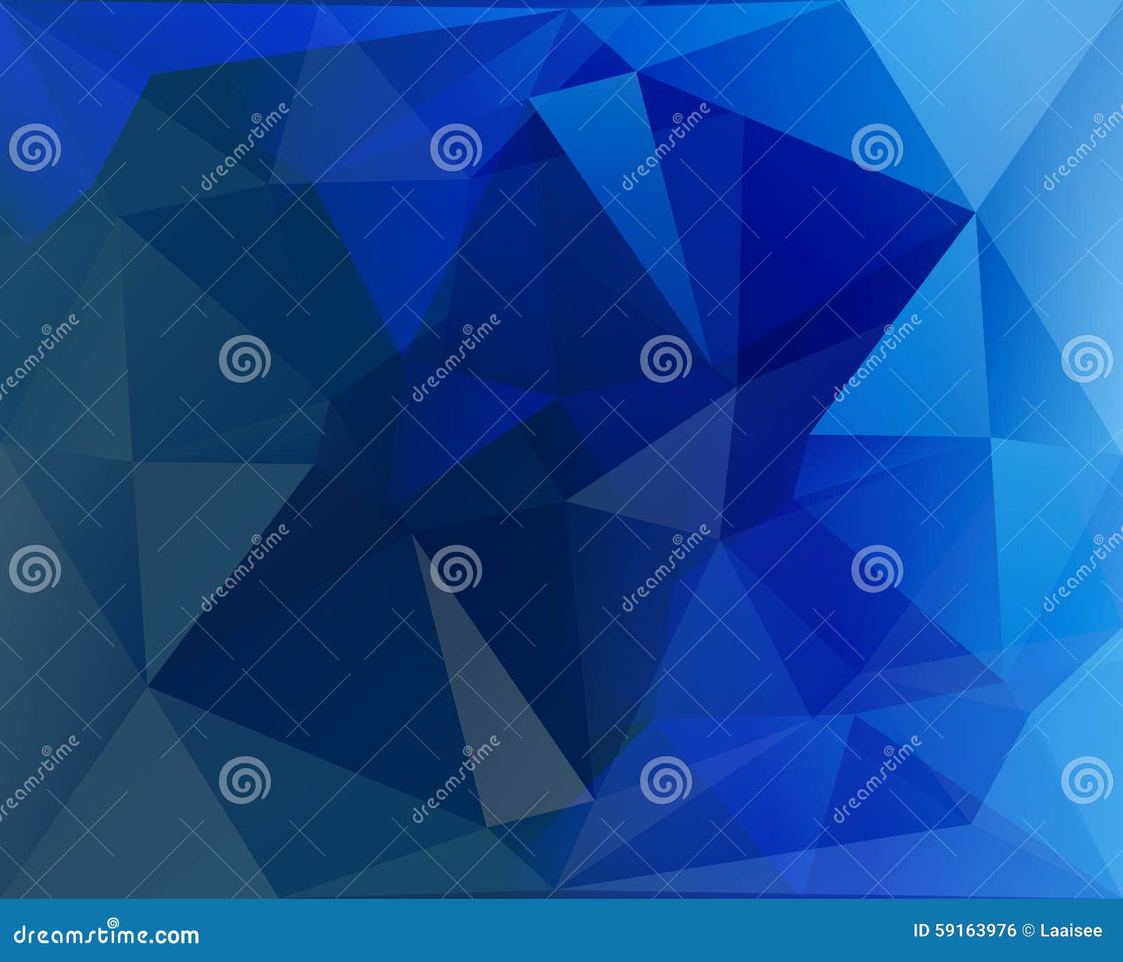 Polygonal Triangle Vector Background, Blue, White and Turquoise Stock Vector - Illustration of ...
