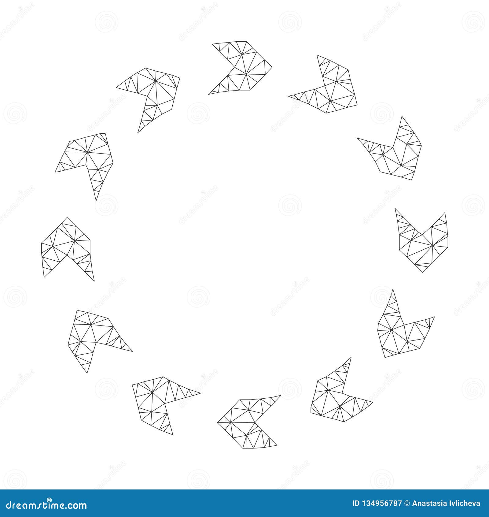 Mesh Vector Circulation Icon Stock Vector - Illustration of circulation ...