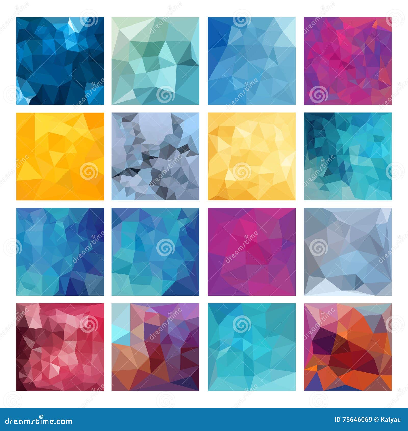 Polygonal vector design stock vector. Illustration of layout - 75646069