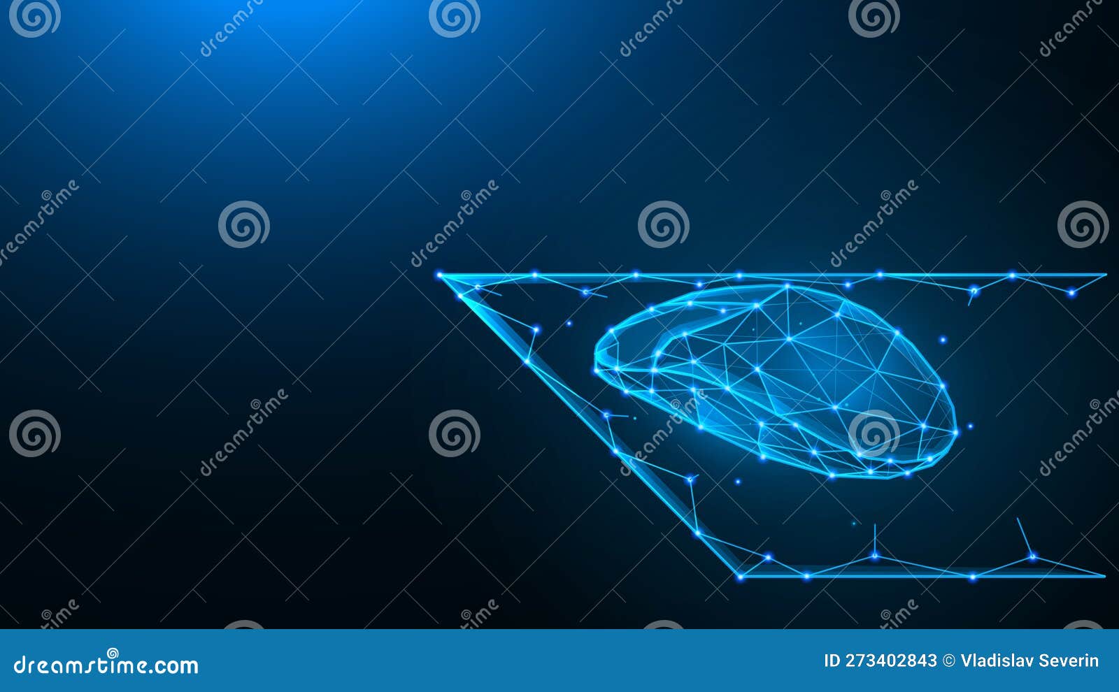 Polygonal Vector Illustration of a Computer Mouse Stock Illustration ...