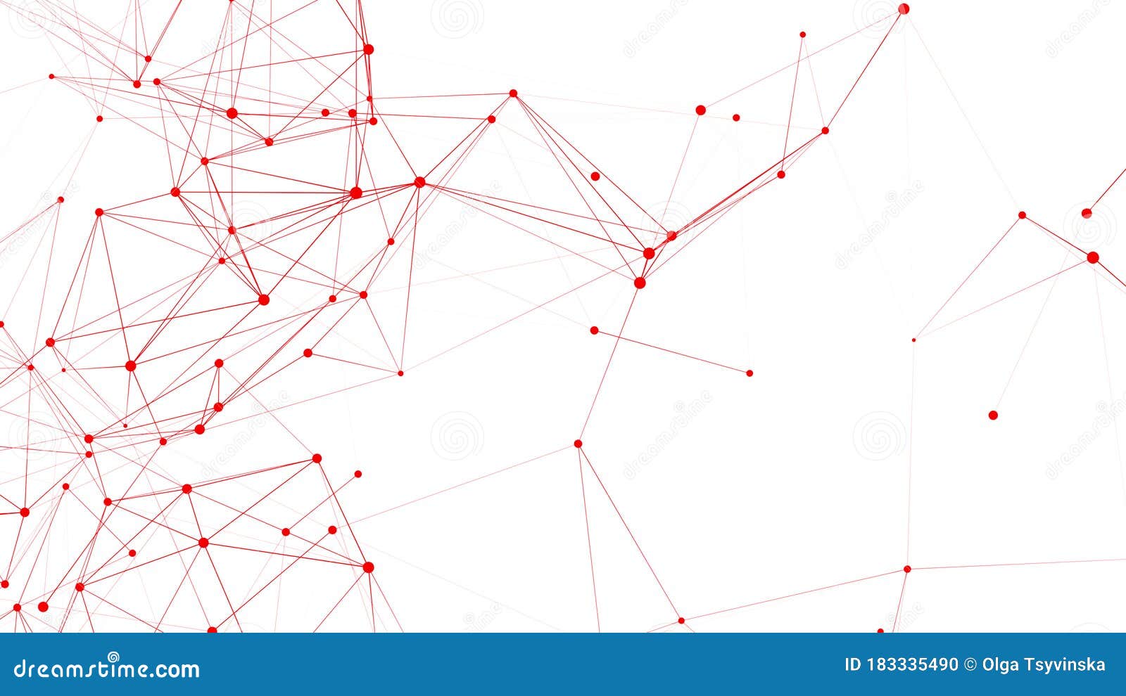 Polygonal White Background with Connecting Dots and Lines. Network Connection Structure. Plexus ...