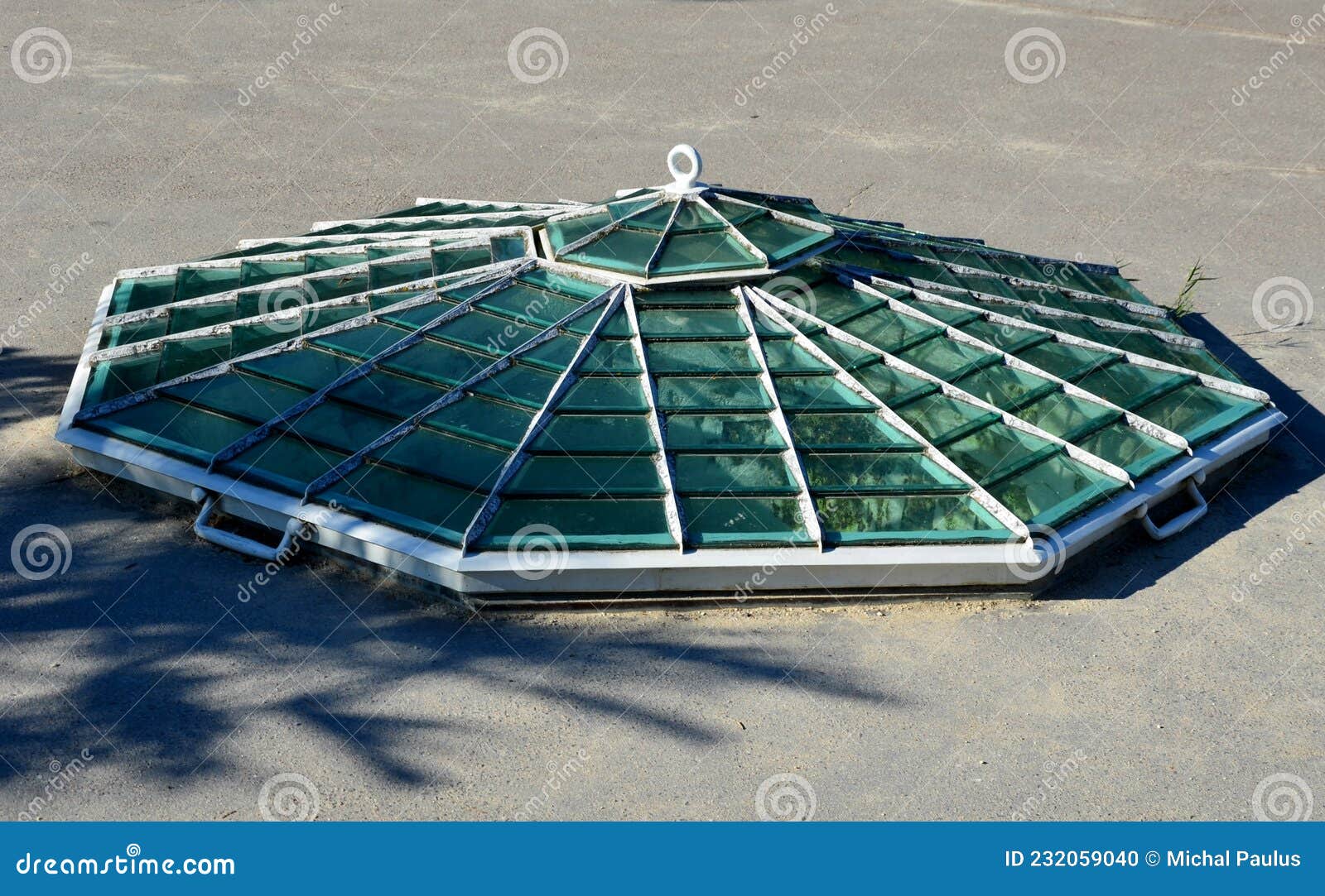 Polygonal Window at Ground Level in the Shape of a Hexagonal Pyramid ...