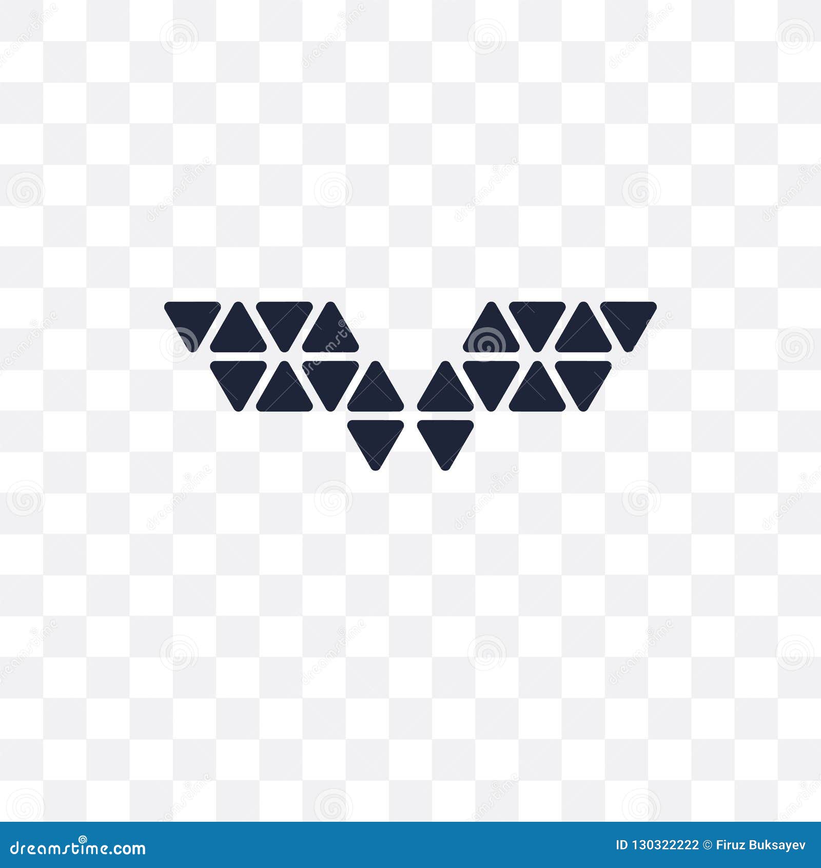 Polygonal Wings Transparent Icon. Polygonal Wings Symbol Design Stock ...